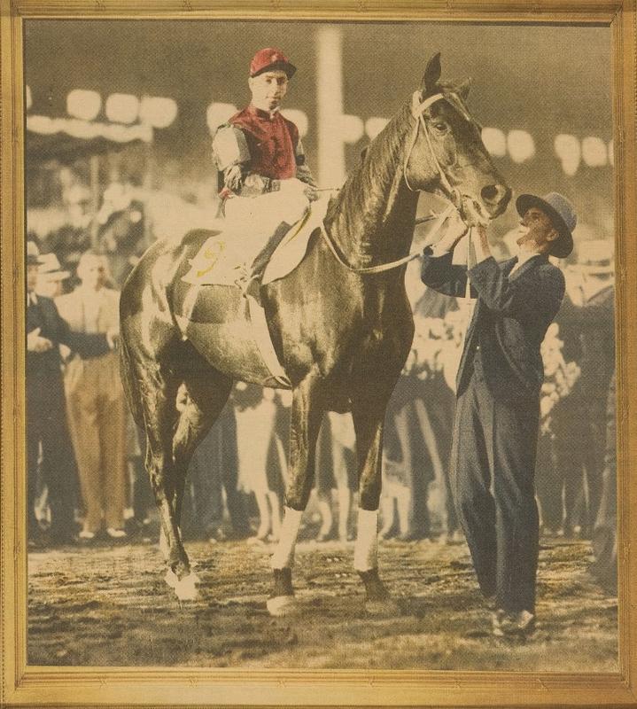 Newspaper Clipping; Phar Lap, Tommy Woodcock and Billy Elliot at Agua ...