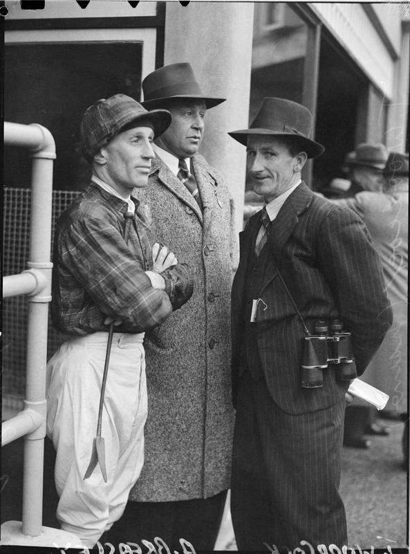 Negative; Tommy Woodcock and Scobie Breasley - Australian Racing Museum