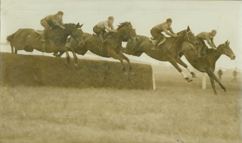 Photograph; Steeplechase Track Work - Australian Racing Museum
