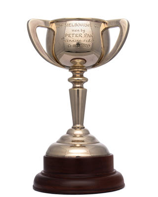 Trophy; Melbourne Cup Jockey, 1934; Darby Munro and Peter Pan ...