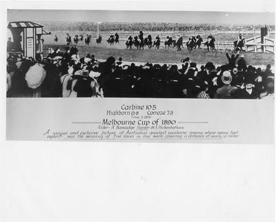 Photograph; 1890 Melbourne Cup - Australian Racing Museum
