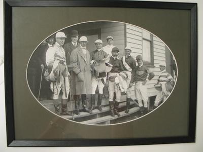 Photograph; Jockeys including George Nesbitt Armstrong - Australian ...
