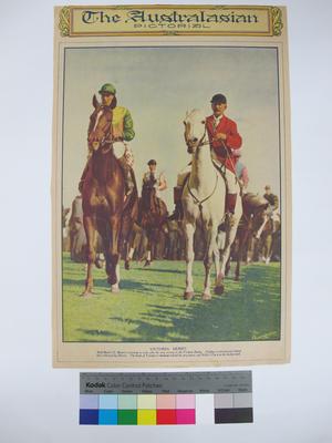 Print; Hall Mark and Darby Munro - Australian Racing Museum