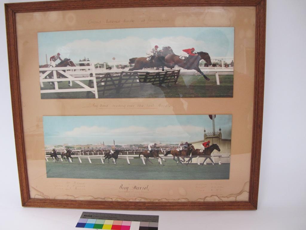Race Finish; Grand National Hurdle, Flemington 1945 - Australian Racing ...