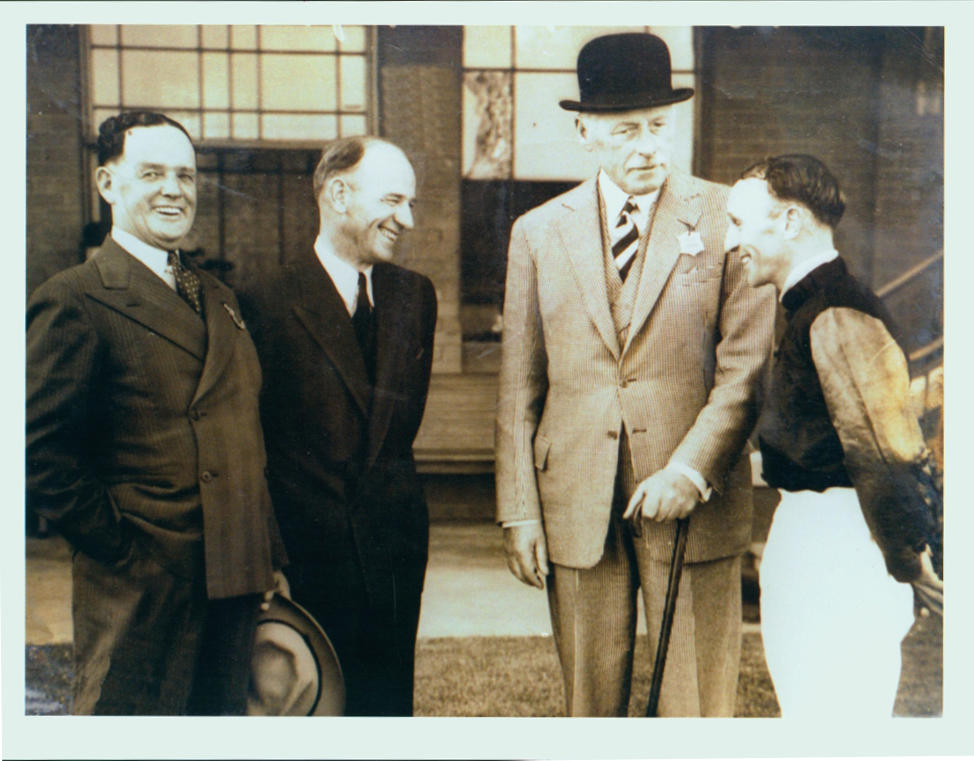 Photograph; Ossie Porter, Theo Lewis, Sir Winston Duggan and Scobie ...