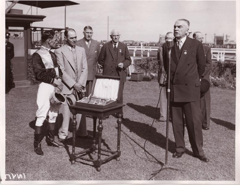 Photograph; Eric Treffone, Angus Armanasco, Tom Carlyon, R. Grove and ...