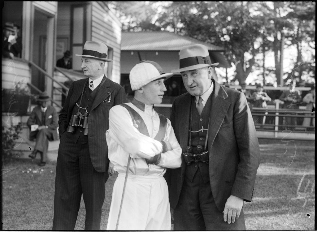 Negative; Fred Hoysted, Scobie Breasley and Leslie McClure - Australian ...