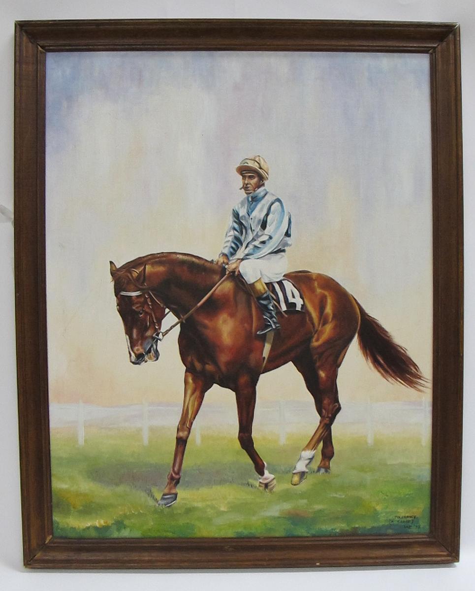 Painting; Tolerance and Frank Reys - Australian Racing Museum